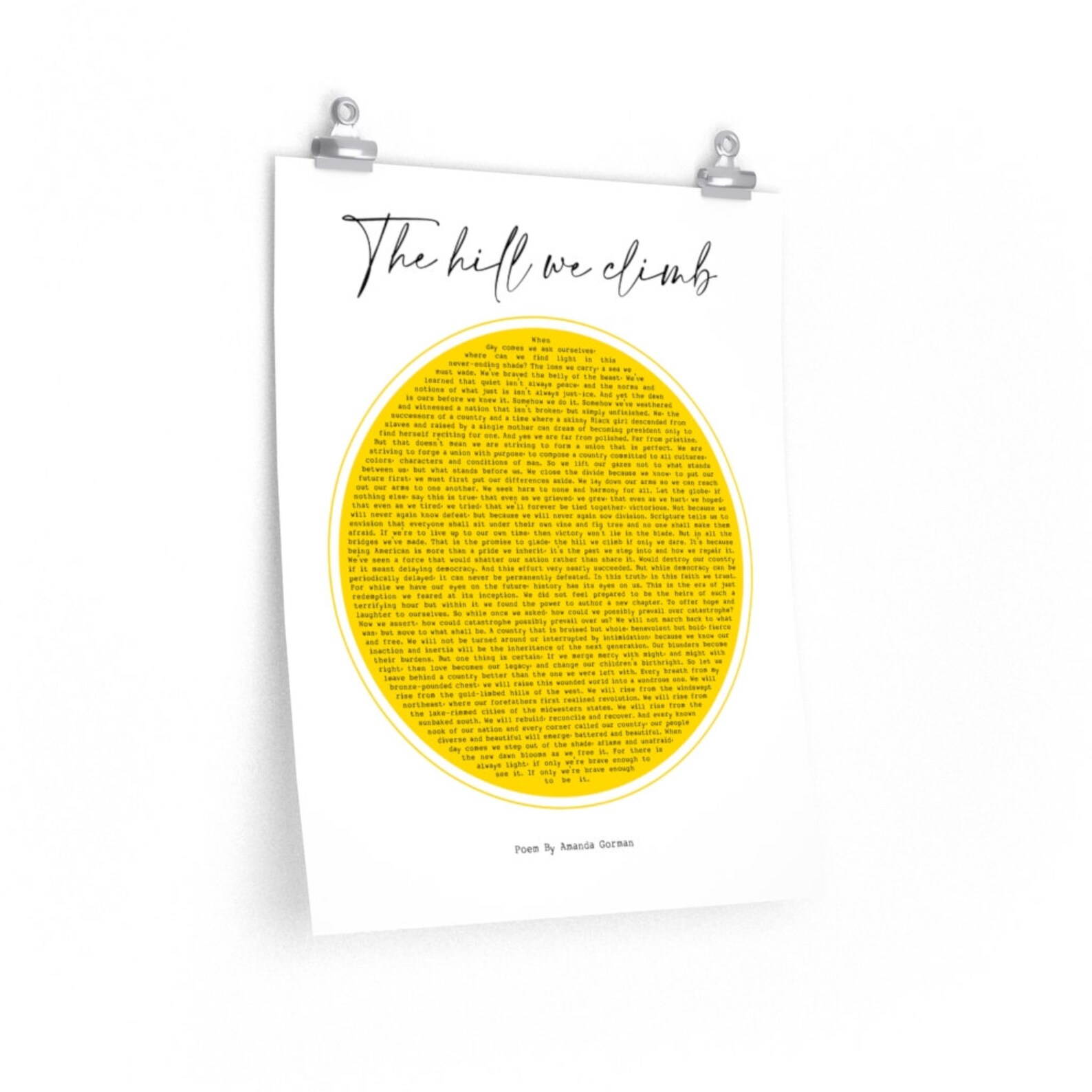 Amanda Gorman Full Poem, the Hill We Climb, American Poet, Amanda ...