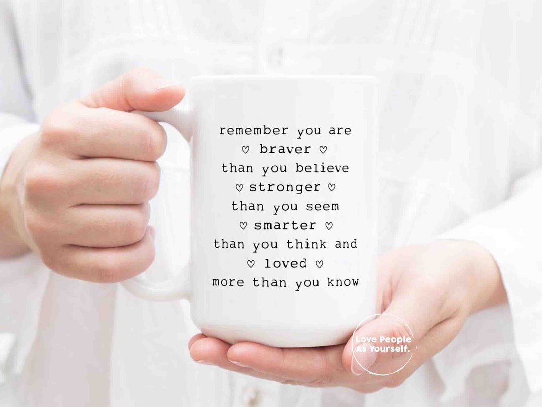 Bestie Mug, Best Friend Gift, Friendship Gifts, You Are Braver Mug ...