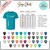 G540 Color + Size Chart | EDITABLE Canva Template | G540 Heavy Cotton ...
