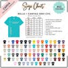 Anvil 980 Heather Color Chart Mockup, Anvil Mockup, Every Heather Color ...
