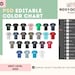 Next Level 6010 Color + Size Chart | EDITABLE Canva Template | 6010 ...