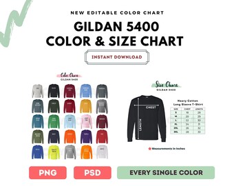 T Shirt Size Chart Psd - Etsy