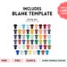 Tultex 202 Color + Size Chart | EDITABLE Canva Template | 202 Unisex ...