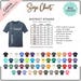District DT6000 Size + Color Chart | EDITABLE Canva Template | DT6000 ...