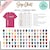 Next Level 6210 Color + Size Chart | EDITABLE Canva Template | 6210 ...