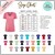 Next Level 3600 Color Size Chart EDITABLE Canva Template 3600 Unisex ...