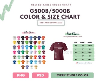 Size Chart Youth | Etsy