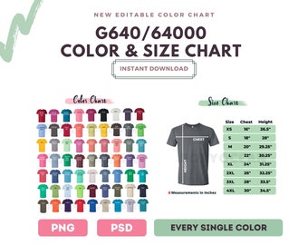 64000 Color Chart | Etsy