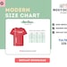 Tultex 235 Color + Size Chart | EDITABLE Canva Template | 235 Youth ...