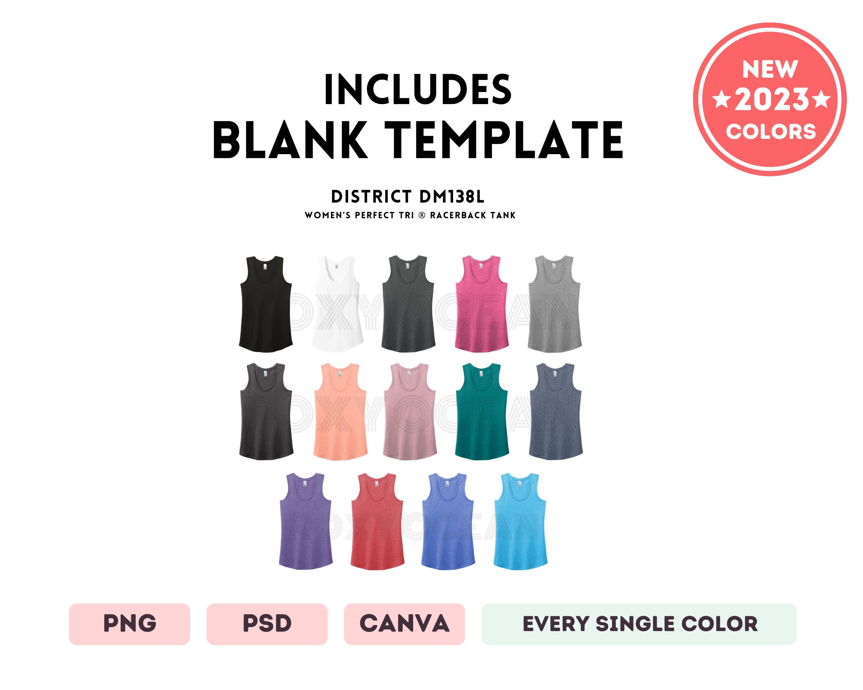 District DM138L Color Size Chart EDITABLE Canva Template DM138L Perfect ...