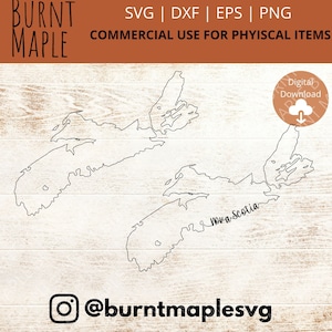 Nova Scotia Outline SVG Nova Scotia SVG Nova Scotia Province SVG East ...