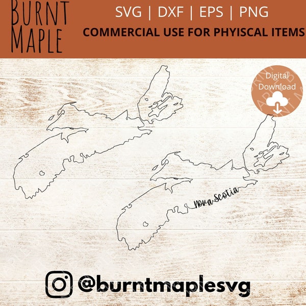 Nova Scotia Svg - Etsy Canada