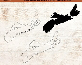Newfoundland Outline SVG - Newfoundland SVG - Newfoundland Province SVG ...