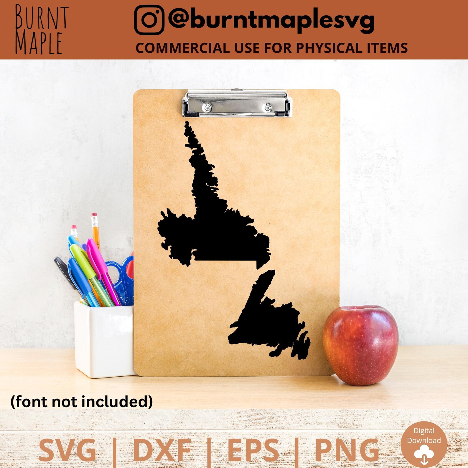 Newfoundland Outline SVG - Newfoundland SVG - Newfoundland Province SVG ...
