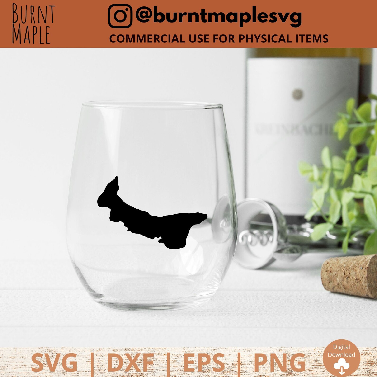 Prince Edward Island Province Outline SVG - PEI Map - Prince Edward ...