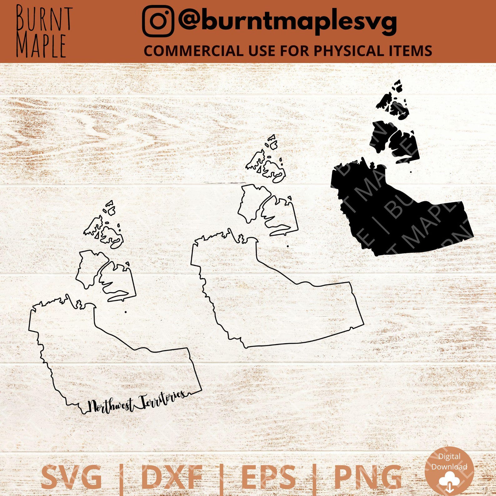 Northwest Territories Outline SVG - Nwt SVG - Territory SVG - North ...