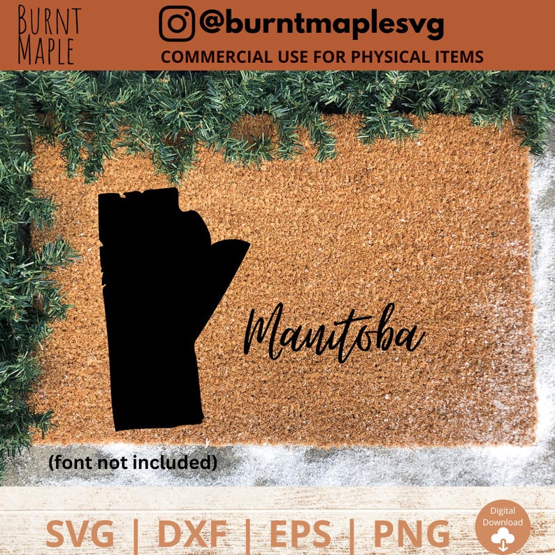 Manitoba Outline SVG - West SVG - Manitoba Province SVG - Canada Svg ...