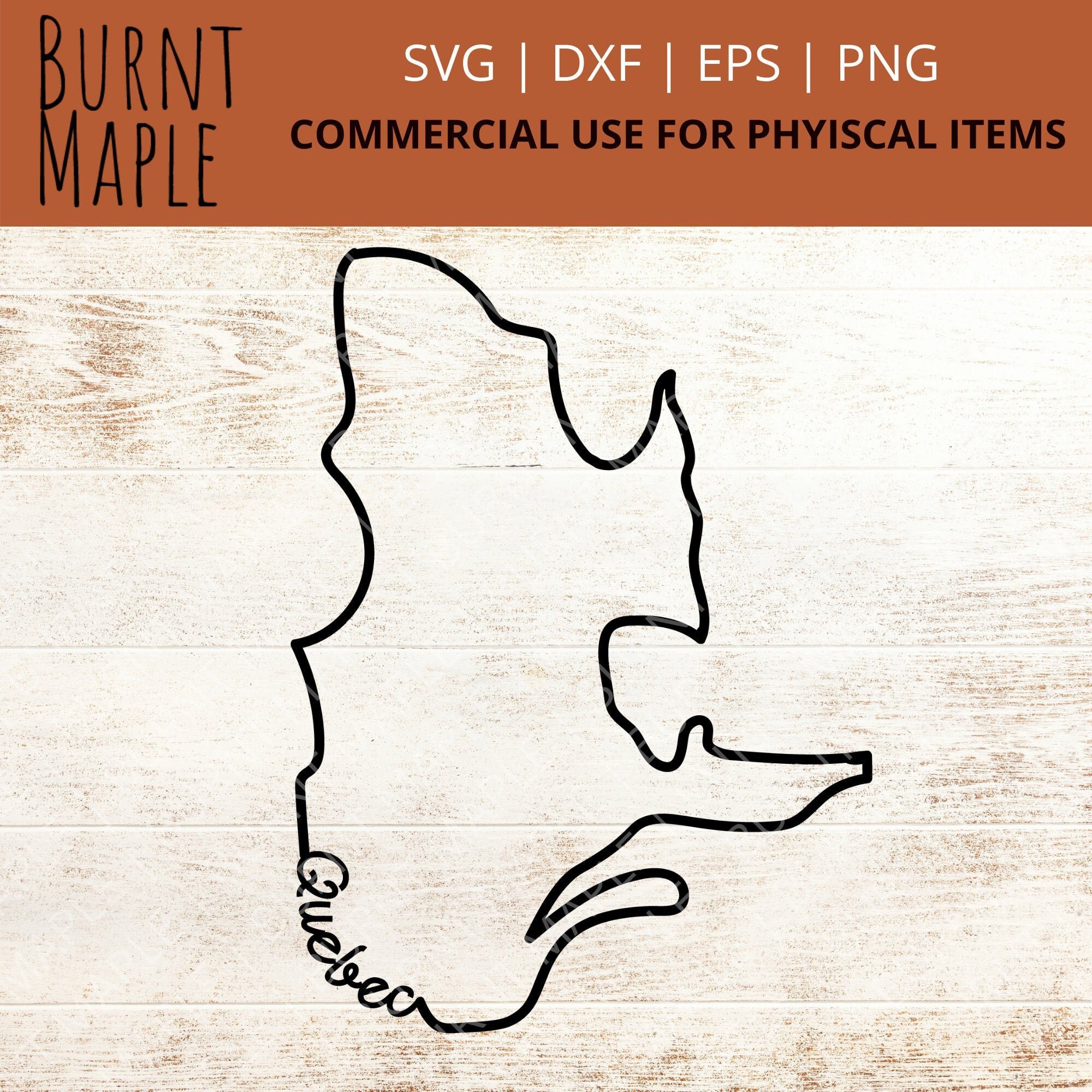 Quebec Outline SVG Quebec SVG Quebec Province SVG Canada | Etsy
