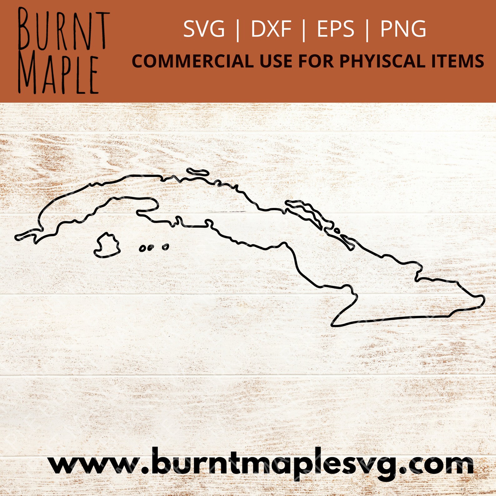 Cuba Outline SVG Cuba Map Outline Country SVG Caribbean - Etsy