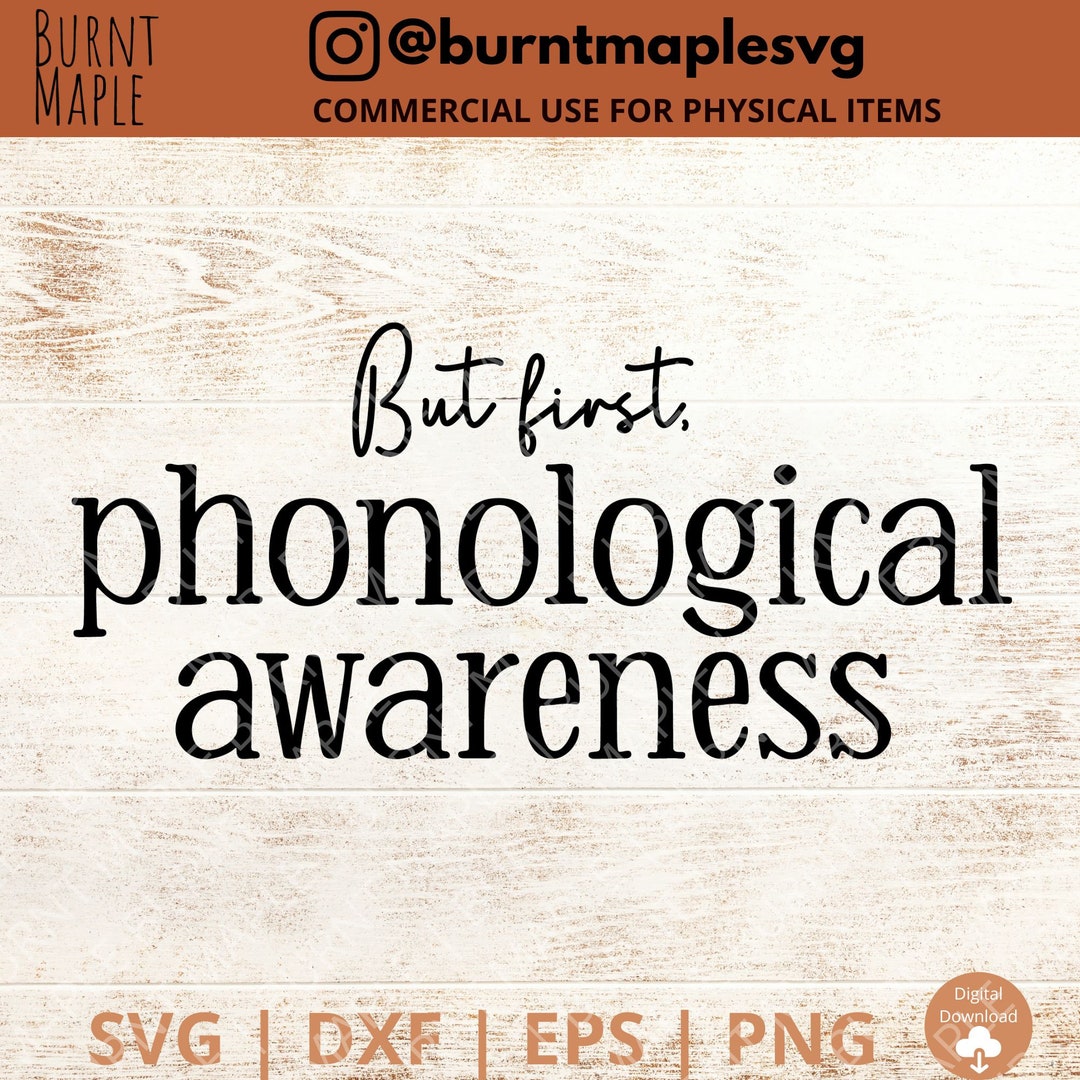 Phonological Awareness SVG - Science of Reading SVG - Teacher Shirt ...