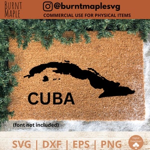 Cuba Outline SVG - Cuba Map Outline - Country SVG - Caribbean SVG ...