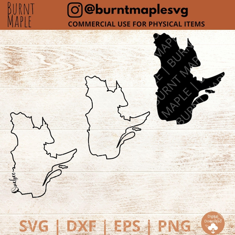 Quebec Outline SVG - Quebec SVG - Quebec Province SVG - Canada Svg ...