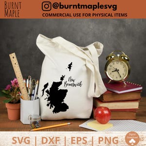 New Brunswick Outline SVG - New Brunswick SVG - Eastern Province SVG ...