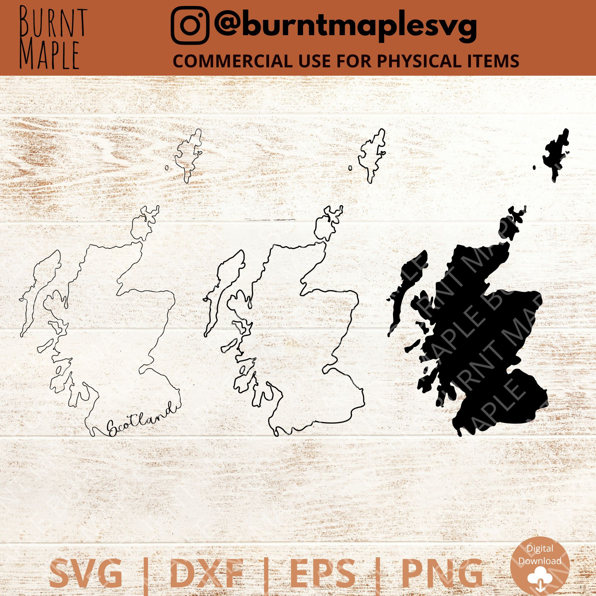Scotland Outline SVG - Scotland Map Outline - Country SVG - Europe SVG ...