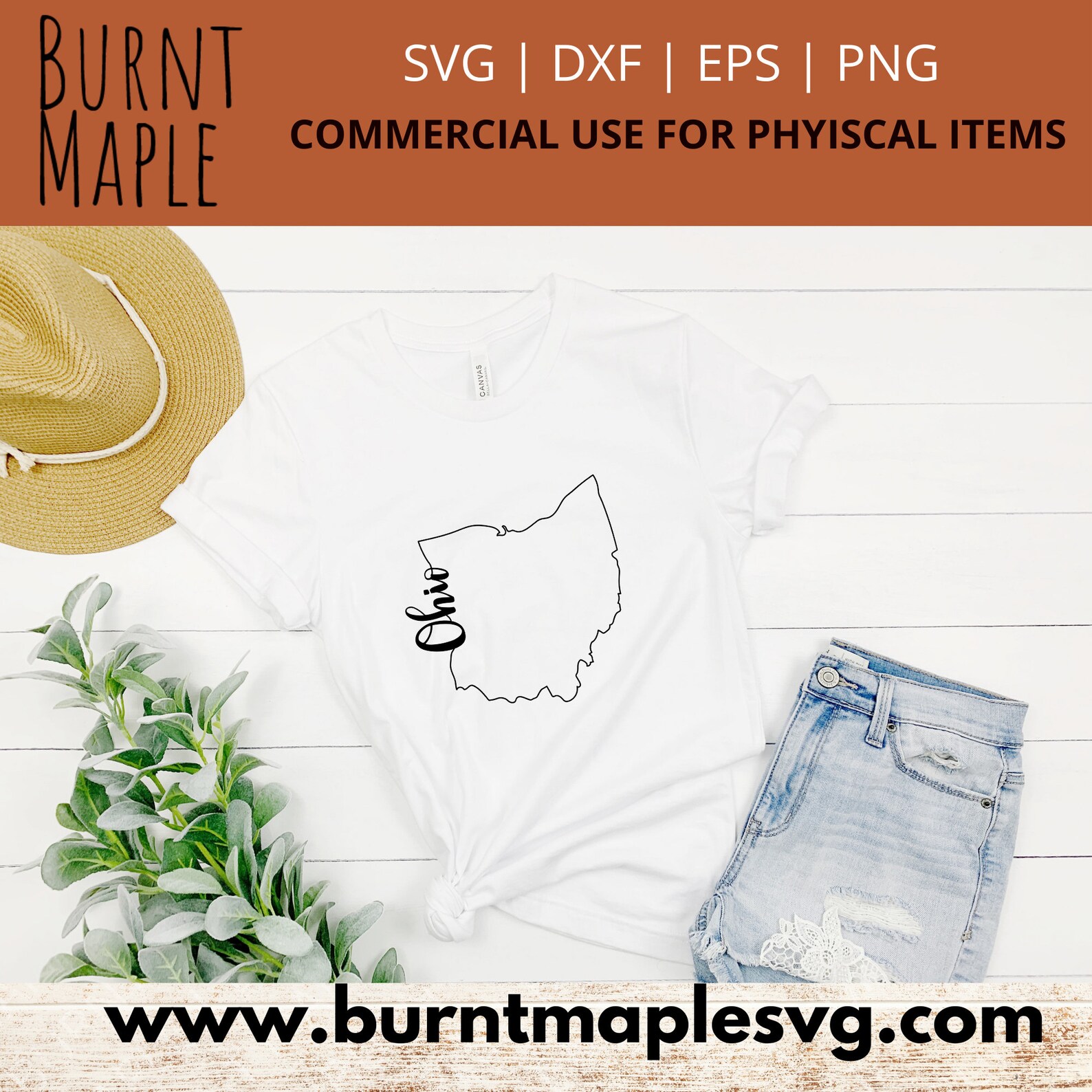 Ohio Outline SVG Ohio Map SVG Ohio State Svg Ohio USA - Etsy