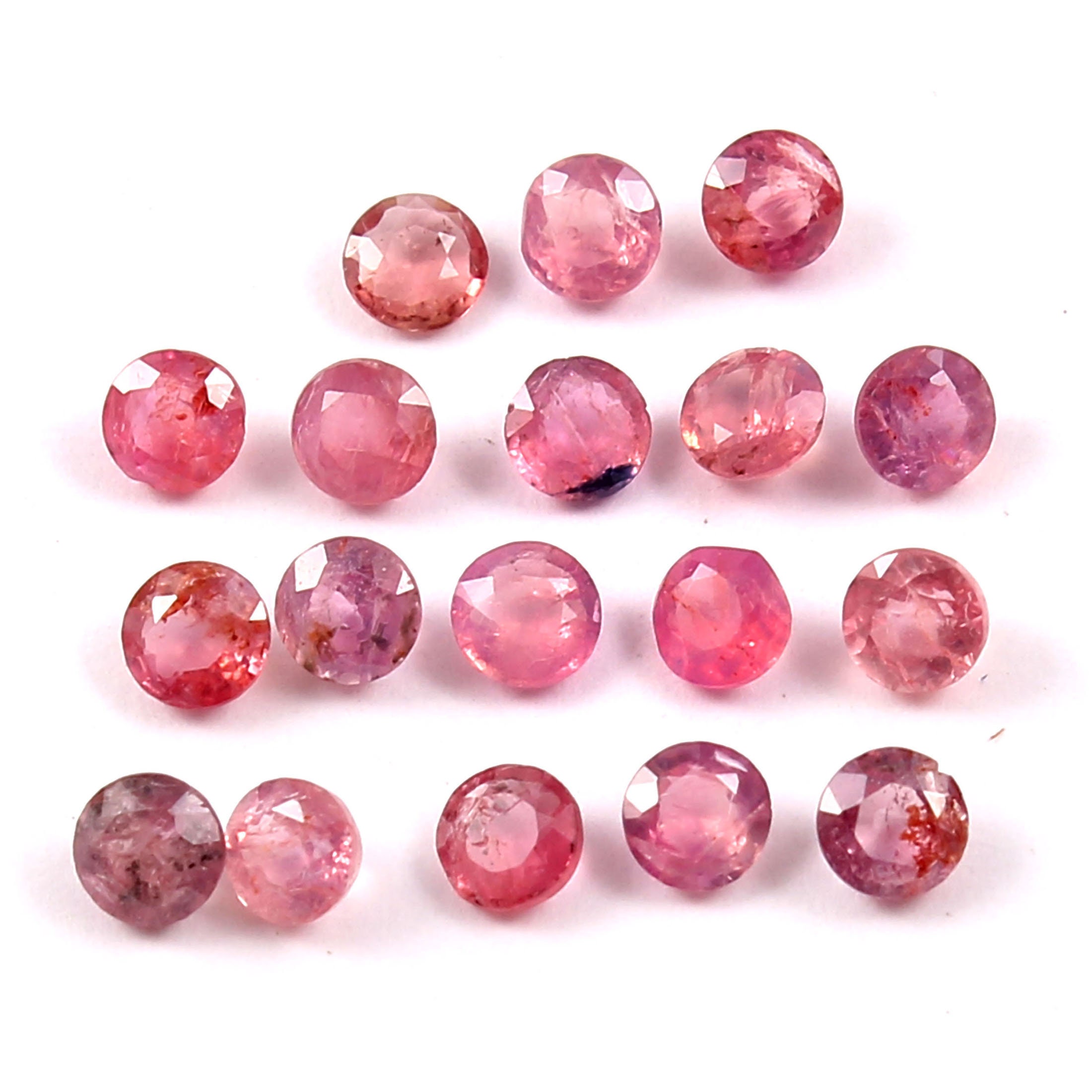 Pink Sapphire Gemstone Round Calibrated CutFine Quality | Etsy