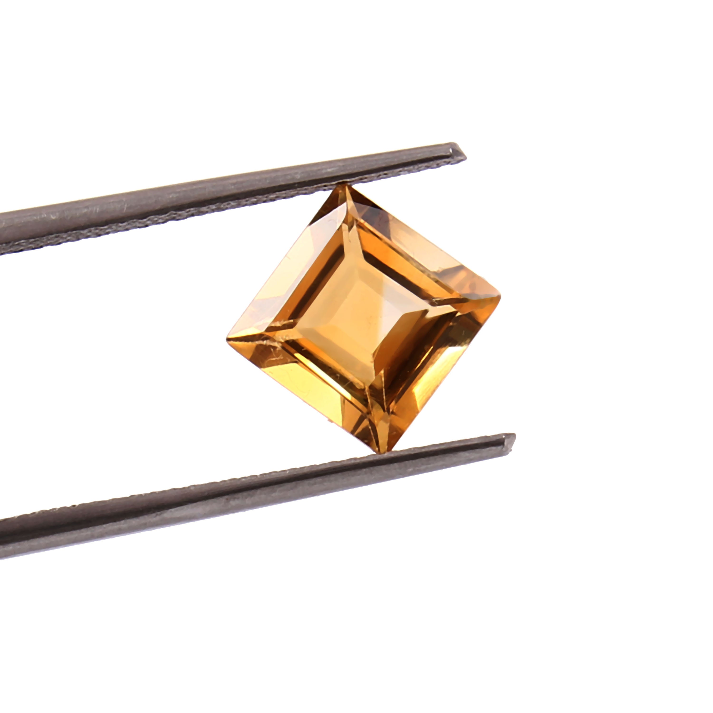 AAA Citrine 8x8mm Square Step Cut Gemstone Natural Honey - Etsy