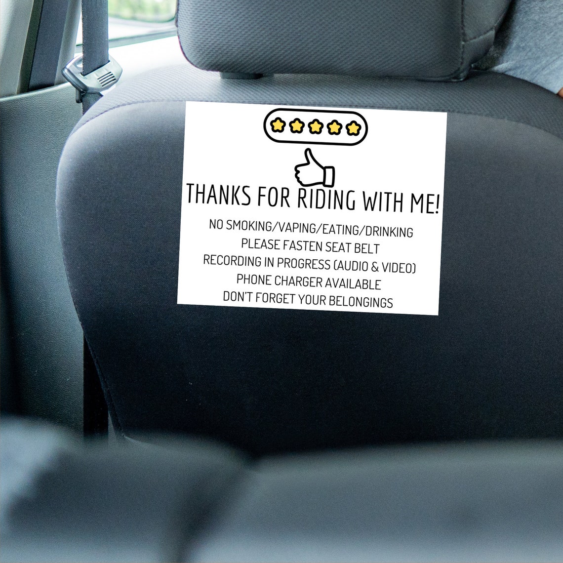 Rideshare Sign Rideshare Sign for Drivers Lyft Rideshare | Etsy