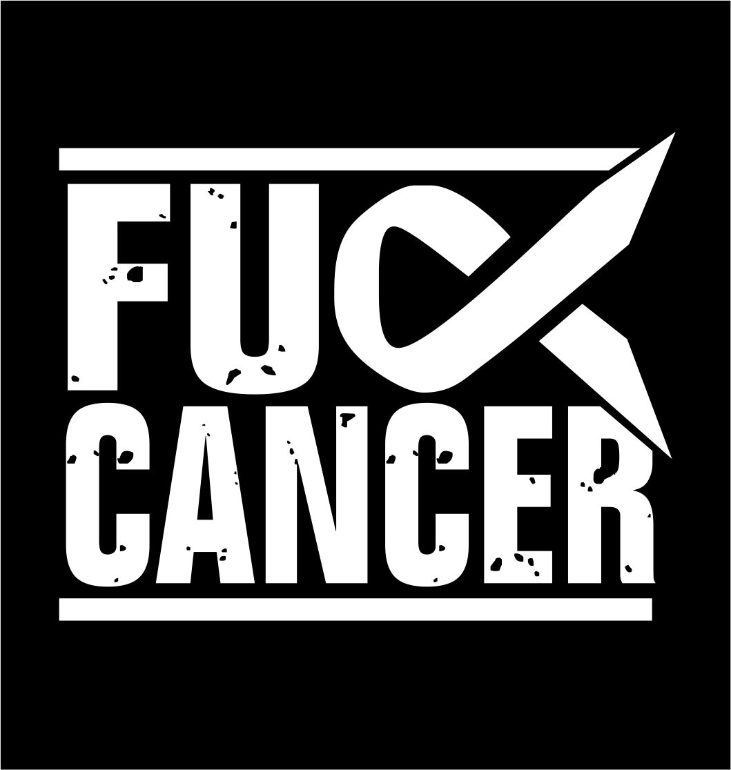 F Cancer Decal - Etsy