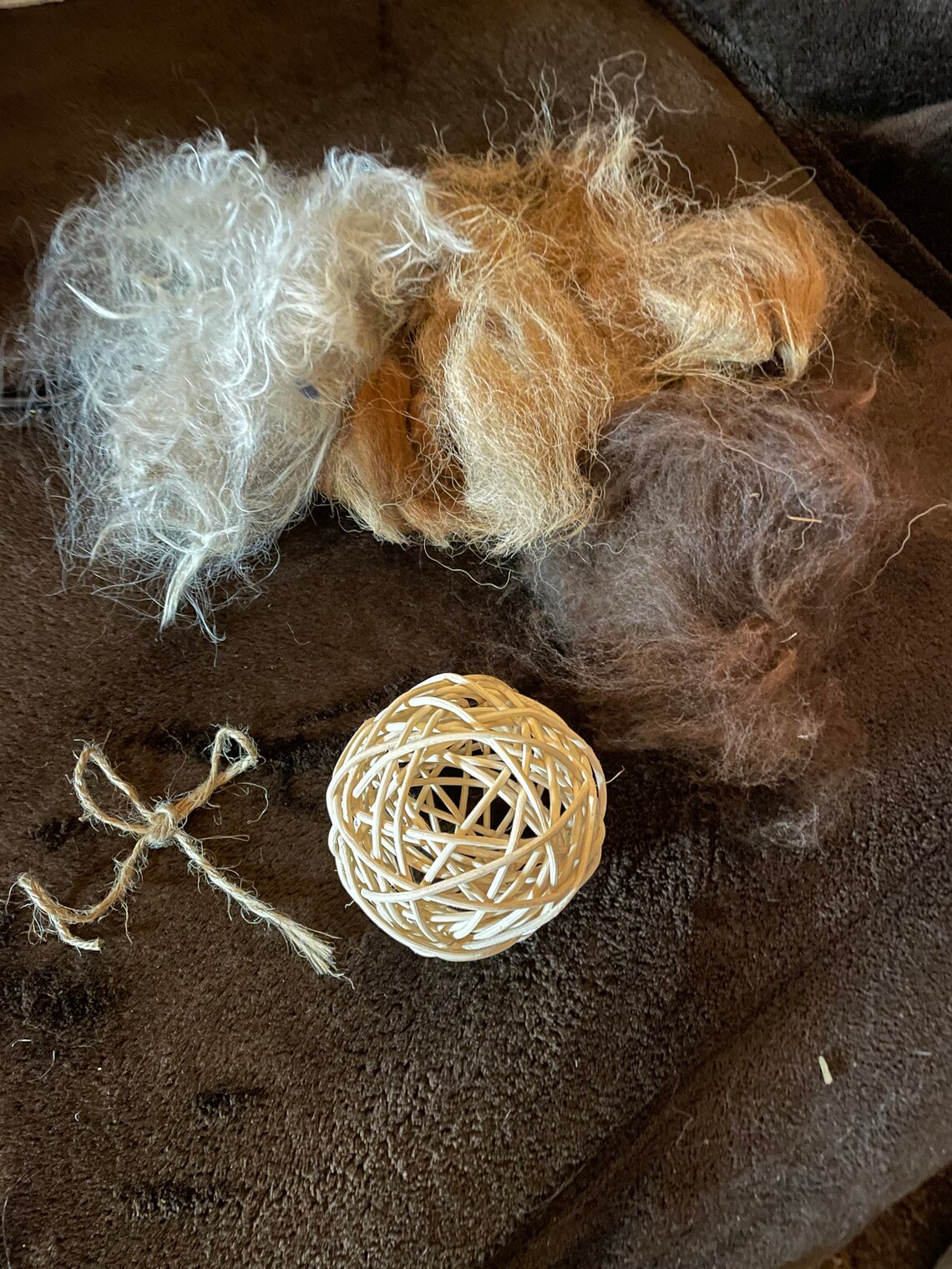 DIY Alpaca Bird Nesting Ball-available in Blue, White or Grey Ball - Etsy
