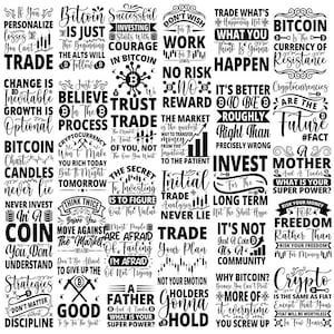 92 Crypto SVG Bundle Quotes for Bitcoin and Cryptocurrency SVG ...