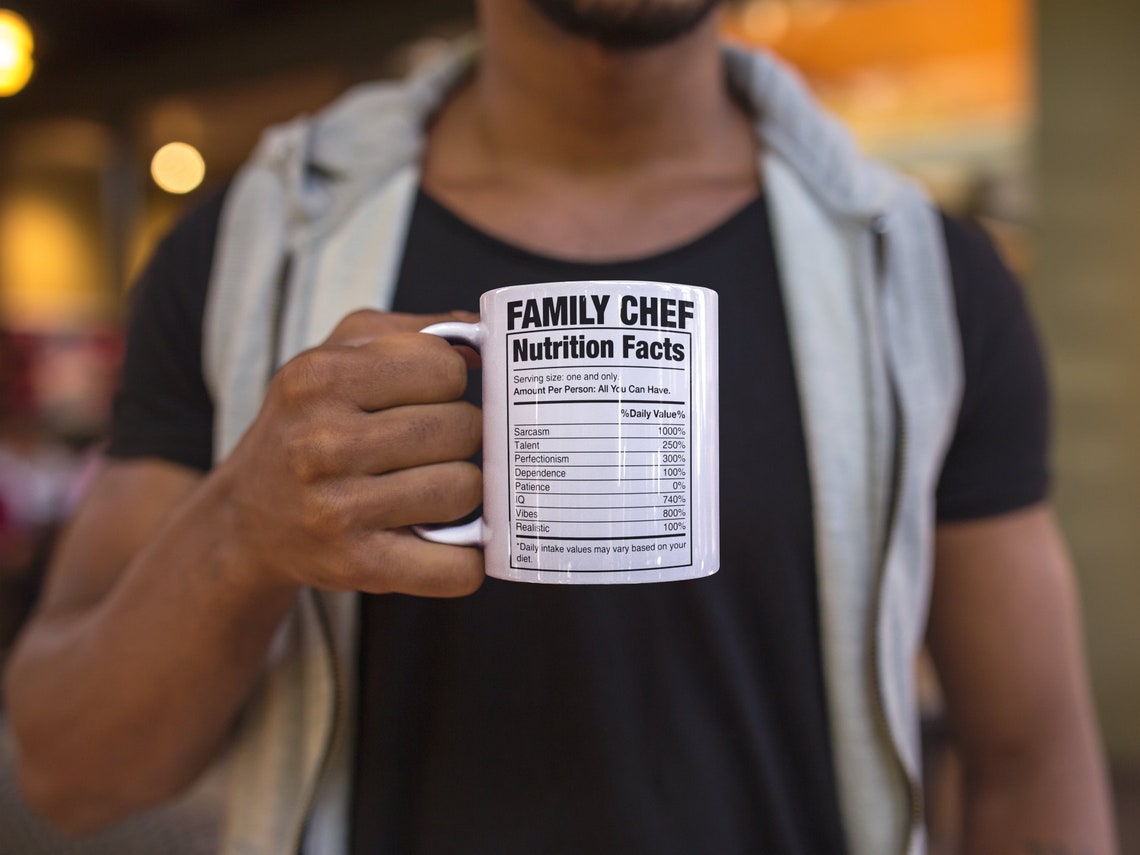 Family Chef Nutrition Facts SVG | Sarcastic Chefs Nutrition Facts SVG ...