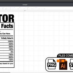 Doctor Nutrition Facts SVG | Sarcastic Doctors Nutrition Facts SVG ...