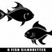 Fish SVG Bundle, Cricut Fish SVG Files, Easy Cut Fish Silhouette, Cute ...