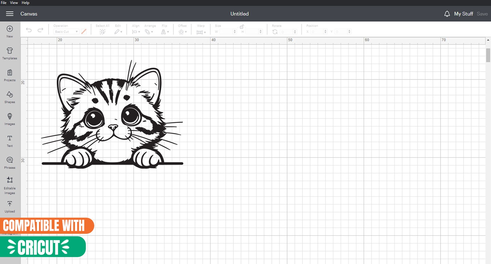 Peeking Cats SVG Bundle | Cute Cat Peeking PNG Bundle | Funny Kittens ...