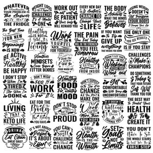 97 Keto SVG Bundle Quotes for Ketogenic Diet SVG Sayings and Detoxing ...