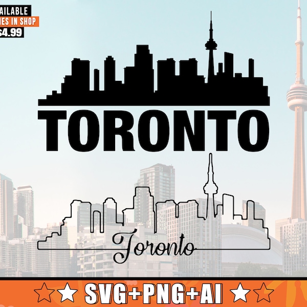 Toronto Skyline - Etsy