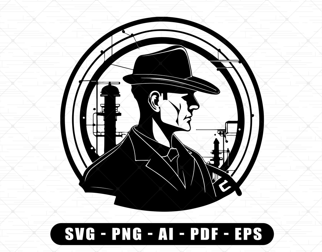 Vintage Engineer Clipart SVG Motivational Engineering SVG Engineer Face ...