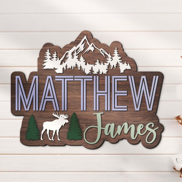 Nursery Name Sign - Etsy