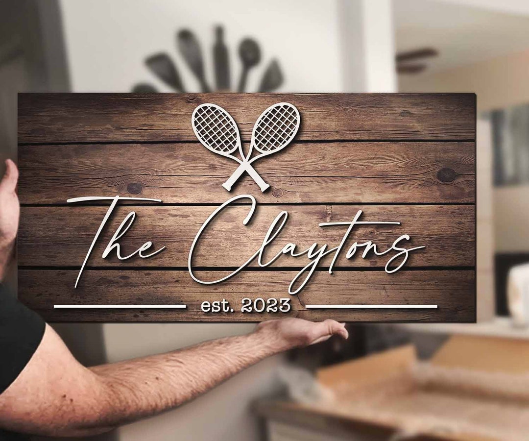 Custom Racquetball Sport Wood Name Sign Personalized Racquetball Player ...