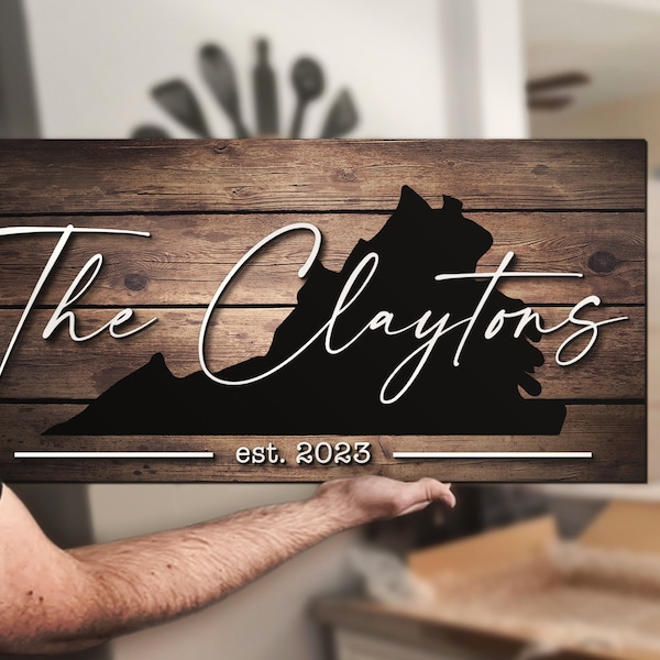 Home State Sign - Etsy