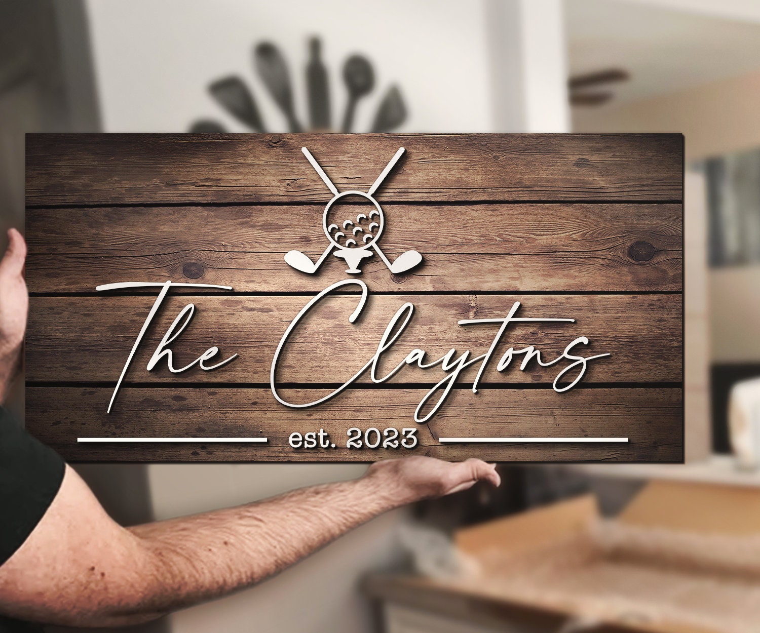 Custom Golf Sport Wood Name Sign Personalized Golfer Player - Etsy