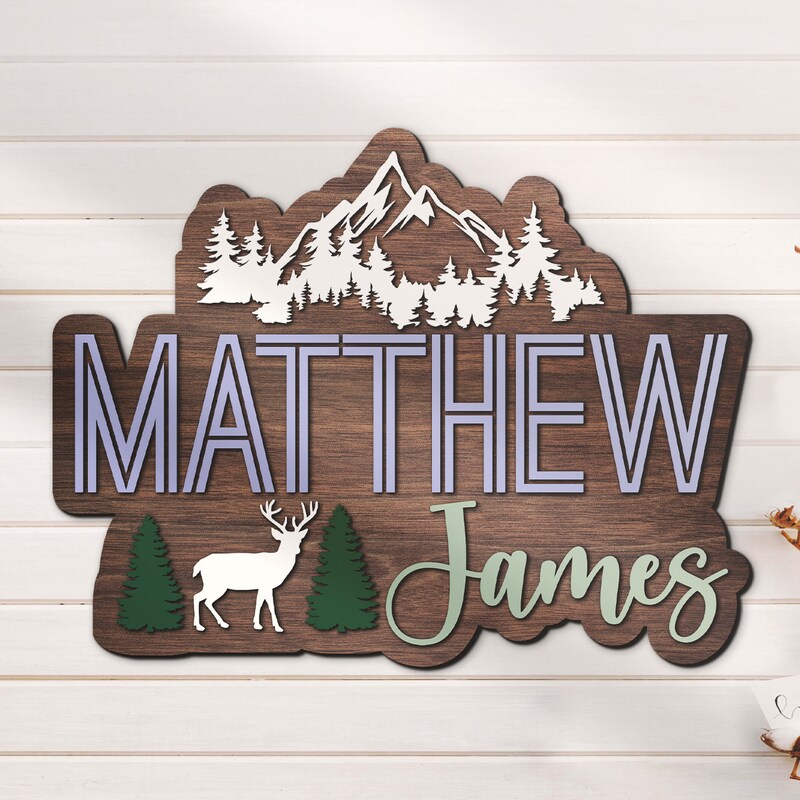 Woodland Sign - Etsy