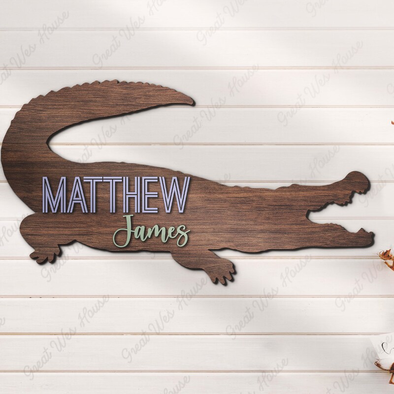 Alligator Nursery - Etsy