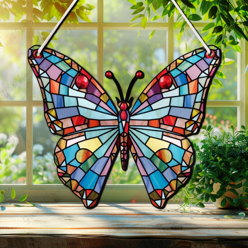 Butterfly Suncatcher - Etsy