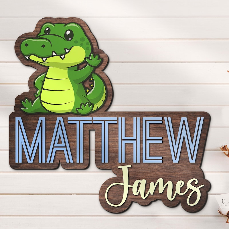 Alligator Nursery - Etsy